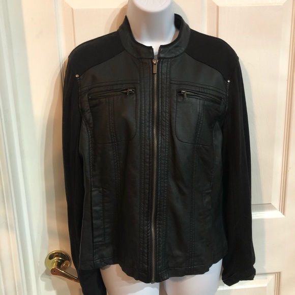 Baccini | Jackets & Coats | Baccini Black Jacket Size L | Poshmark